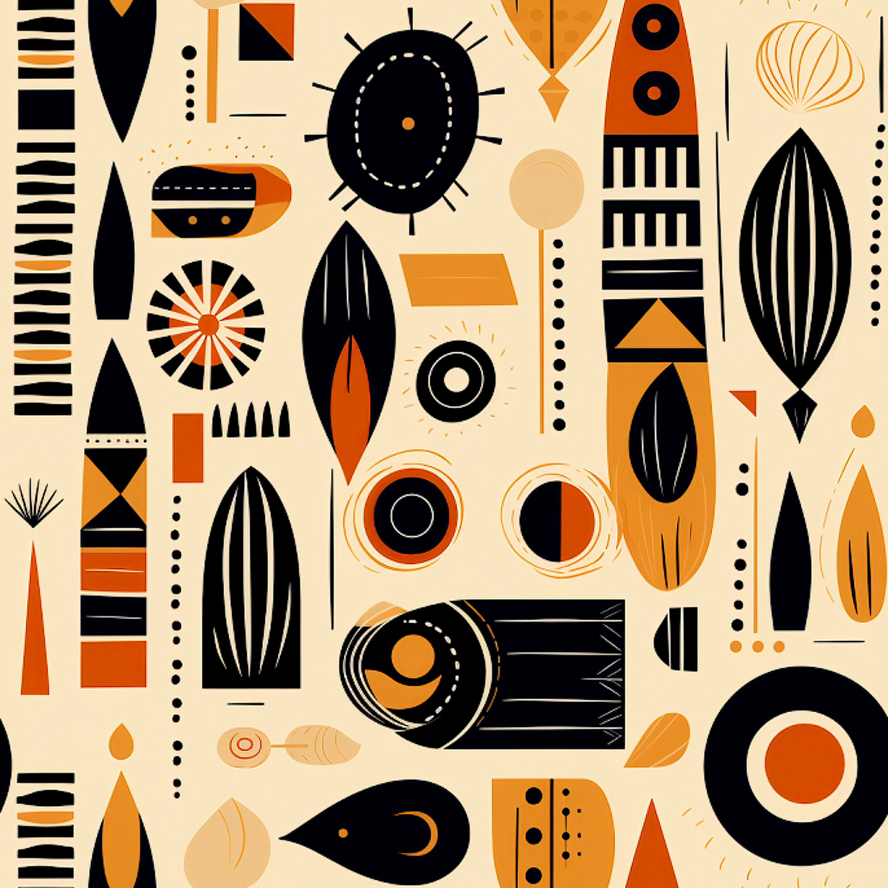 30 Retro Earth Tone Patterns, Urban Bohemian, Boho Chic, Vintage ...