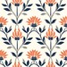 25 Block Print Flower Patterns, Urban Bohemian, the Interior Designer ...