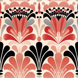 24 Valentine's Day Great Gatsby Digital Patterns, Art Deco Wallpaper ...