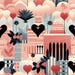 24 Valentine's Day Great Gatsby Digital Patterns, Art Deco Wallpaper ...