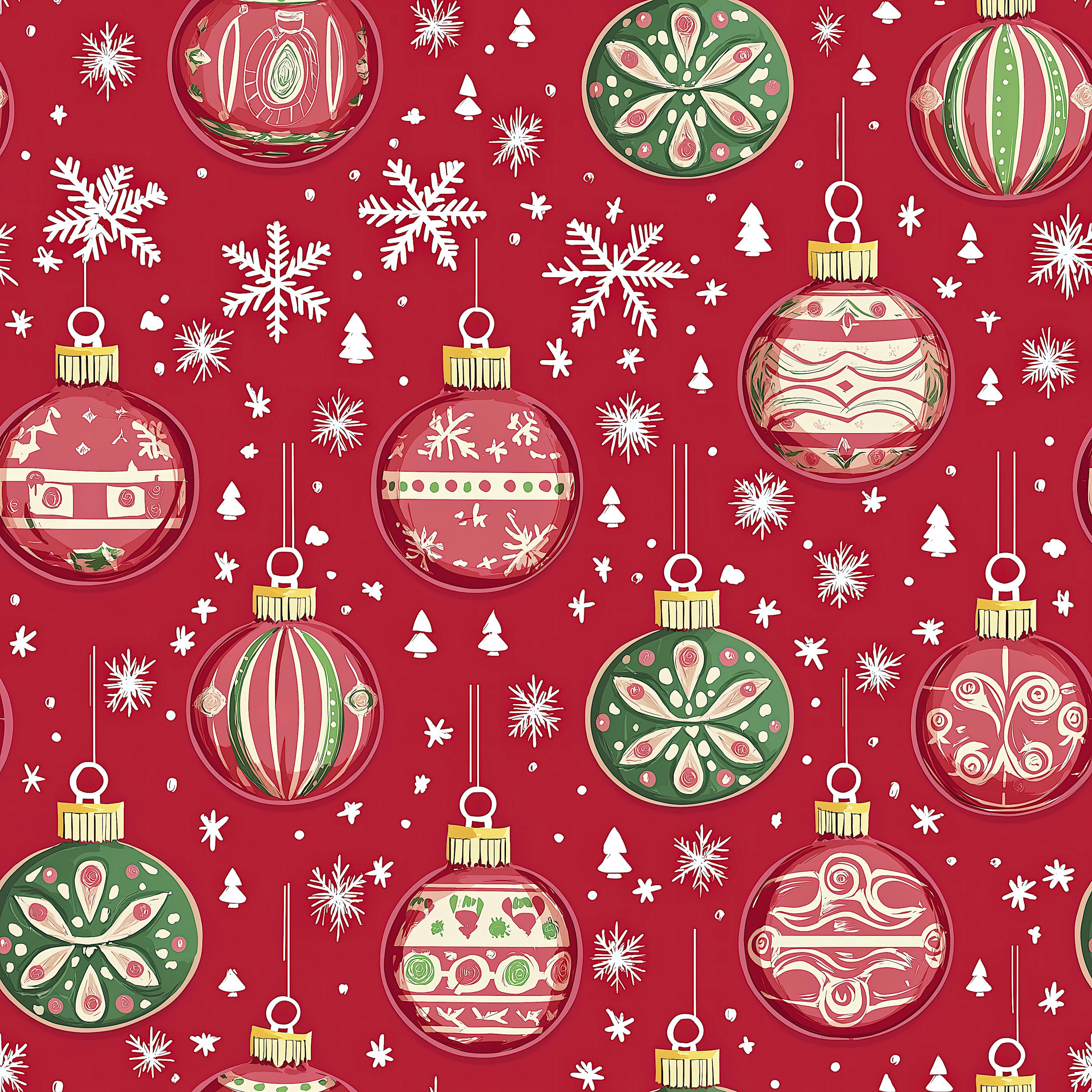 21 Vintage Style Christmas Ornament Digital Patterns, Holiday Ornaments ...