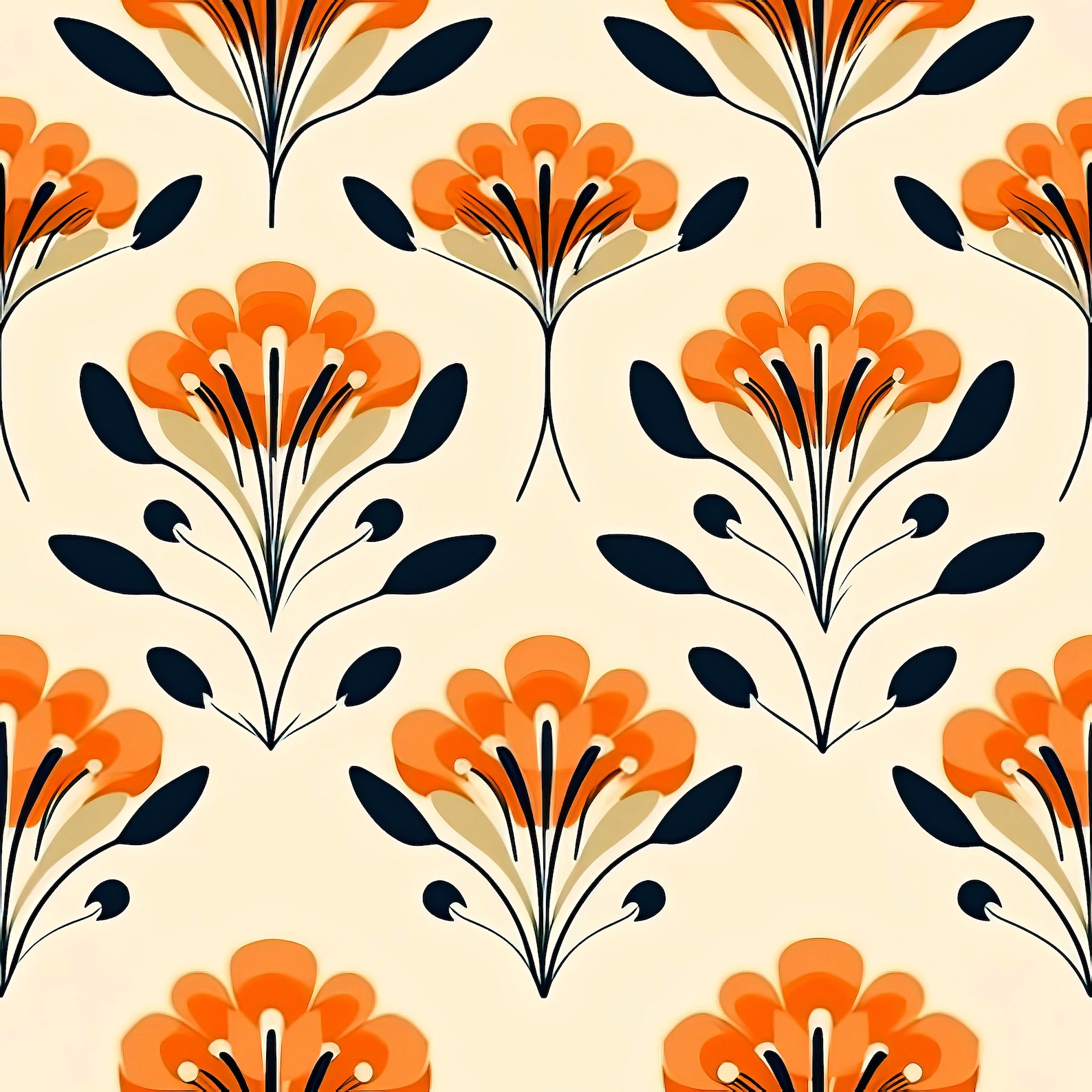 25 Block Print Flower Patterns, Urban Bohemian, the Interior Designer ...
