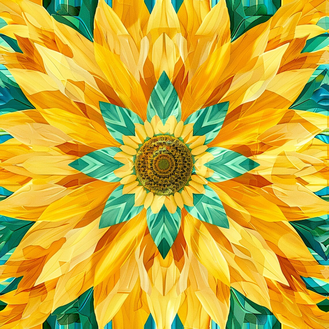 8 Boho Retro Sunflower Pattern, Urban Bohemian Home Decor, the Interior ...