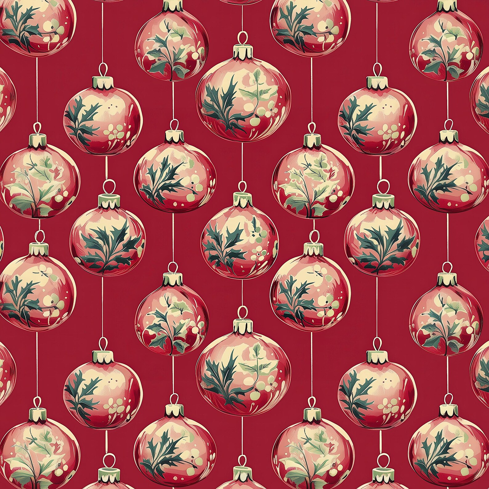 21 Vintage Style Christmas Ornament Digital Patterns, Holiday Ornaments ...