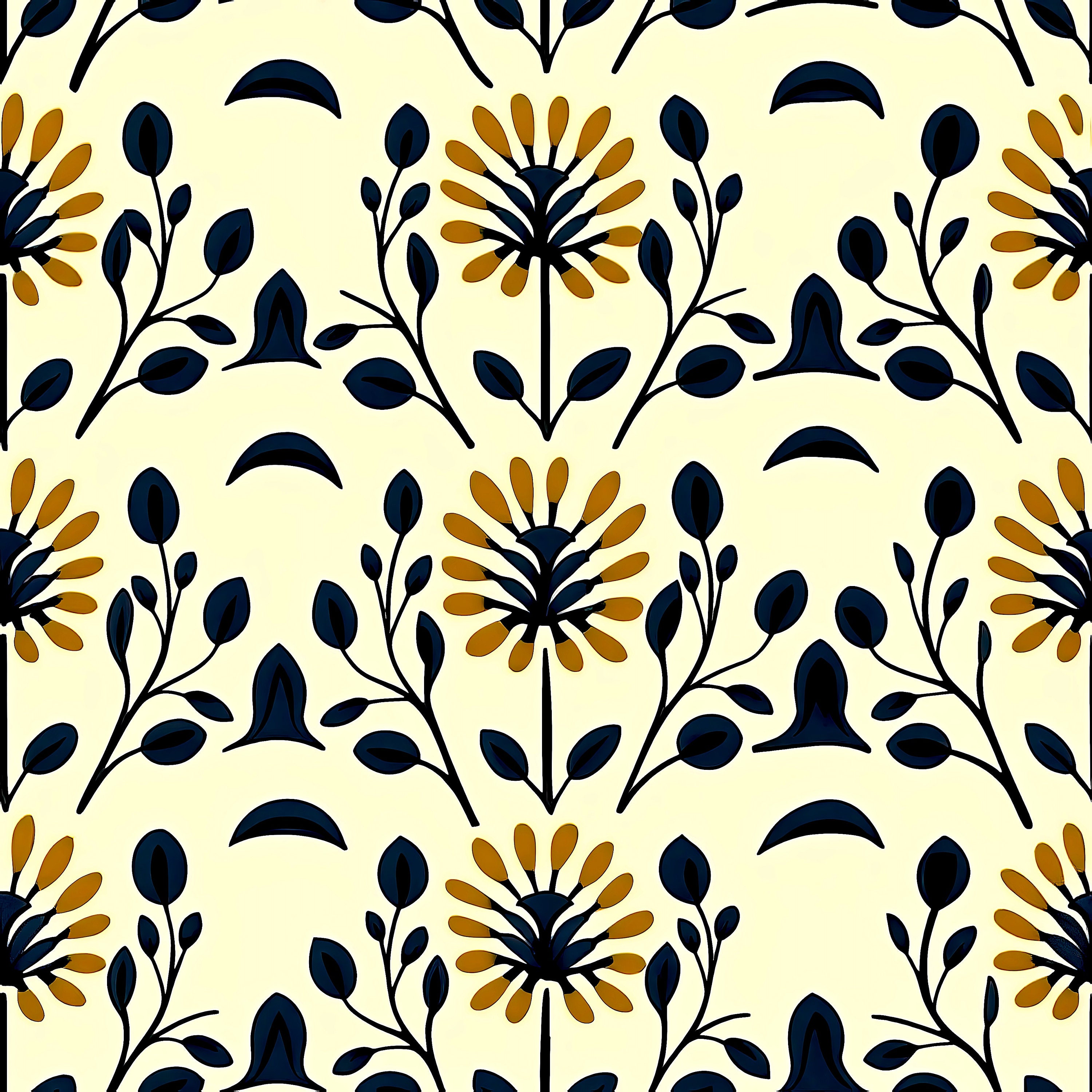 25 Block Print Flower Patterns, Urban Bohemian, the Interior Designer ...