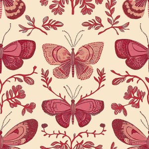 10 Pink Butterfly Patterns, Urban Bohemian Design, Butterfly Wallpaper ...