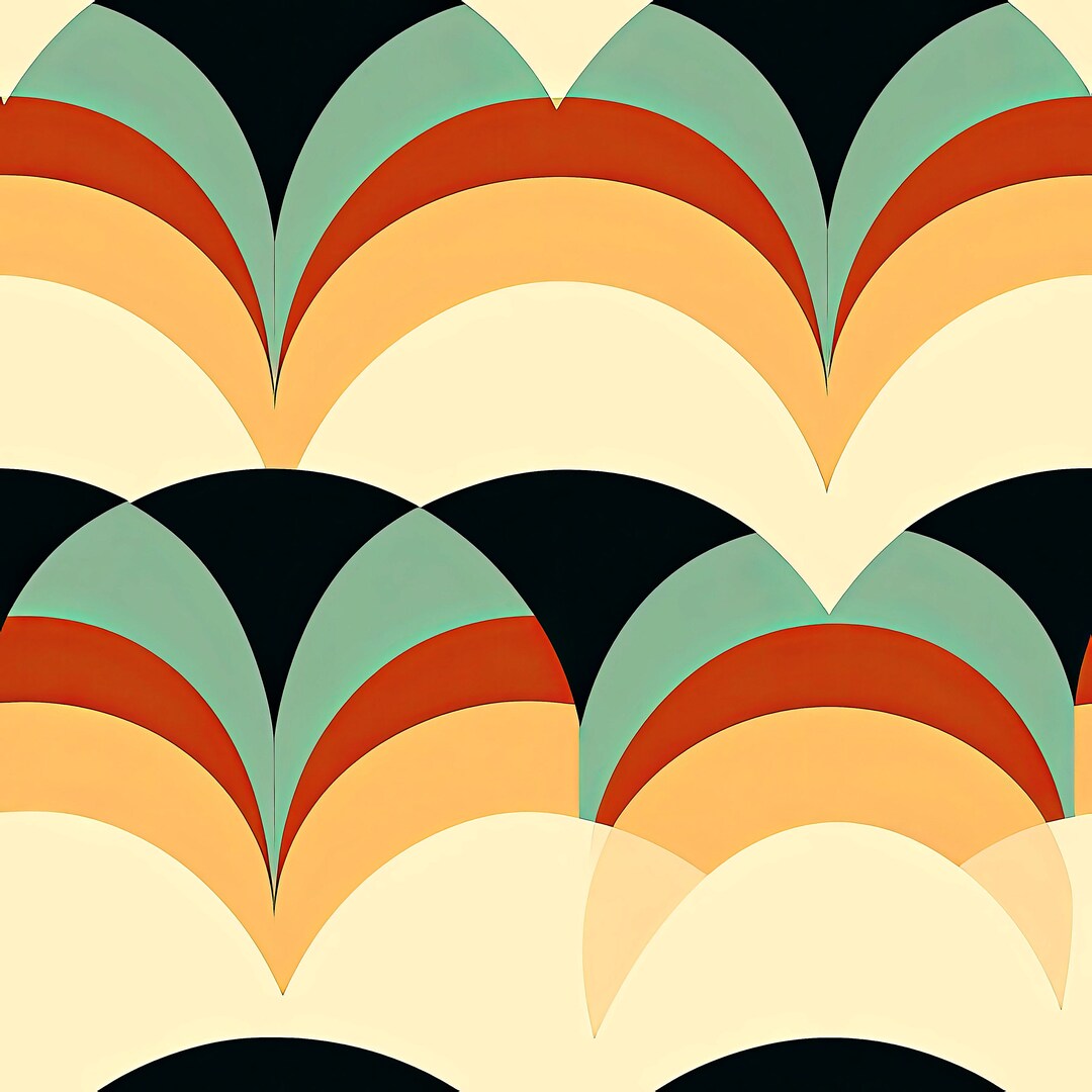 15 Retro Circle Patterns, Danish Midcentury Modern Designs, the Home ...