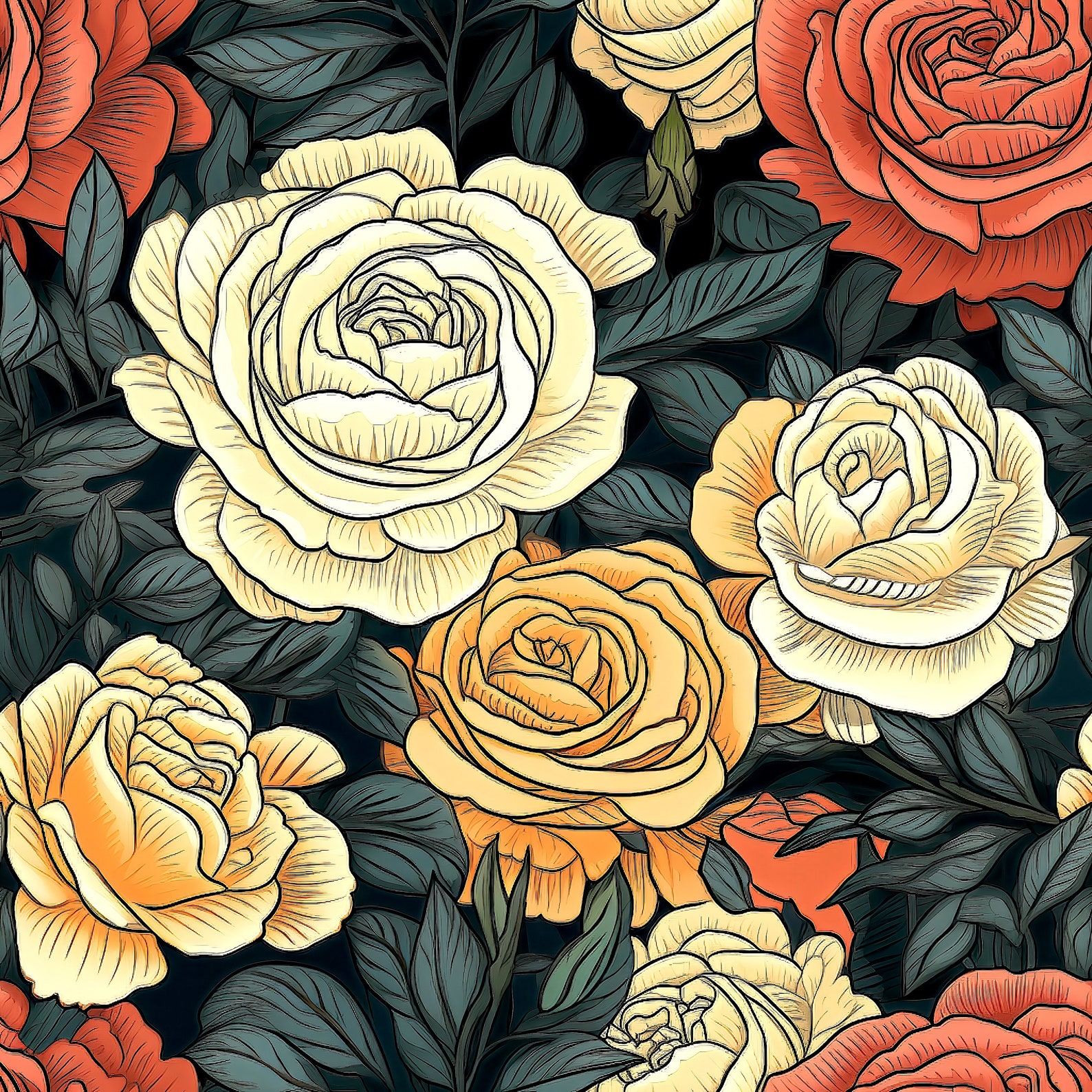 18 New Boho Vintage Rose Patterns, William Morris, Flower Wallpaper, New Traditional, Eclectic ...