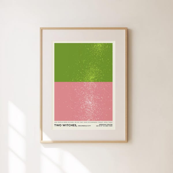 Wicked the Musical Wall Poster - Etsy