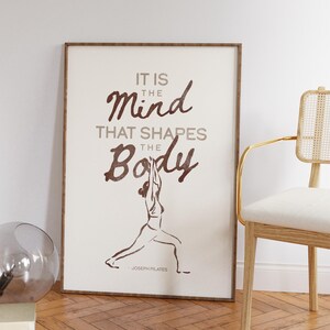 Joseph Pilates Print - Pilates Wall Art - Studio Decor - Gift for ...