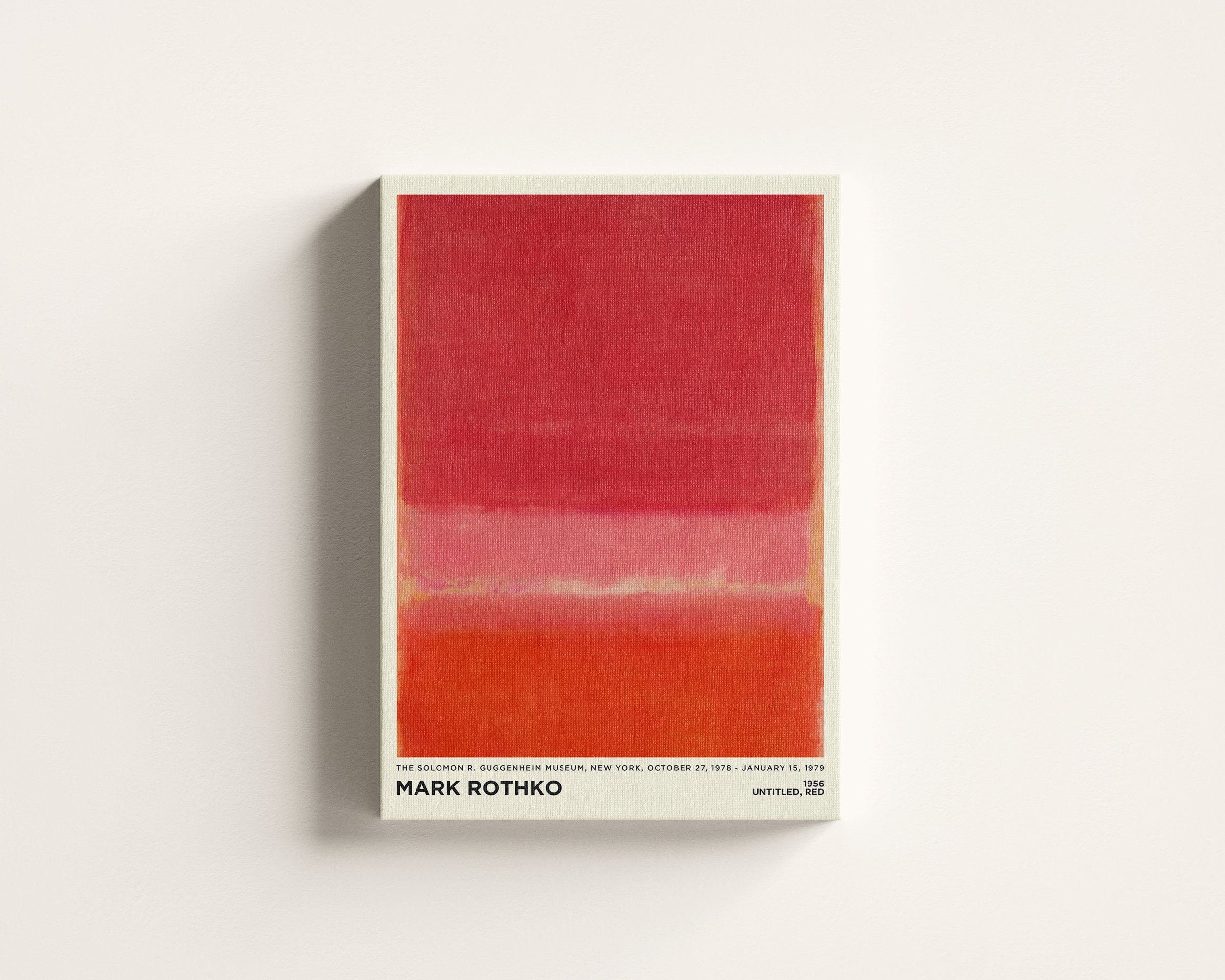 Mark Rothko Print - Pink Painting Large Abstract Wall Art for Living ...