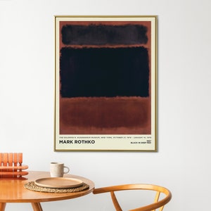 Mark Rothko Print - Black Red Painting Large Abstract Wall Art for ...