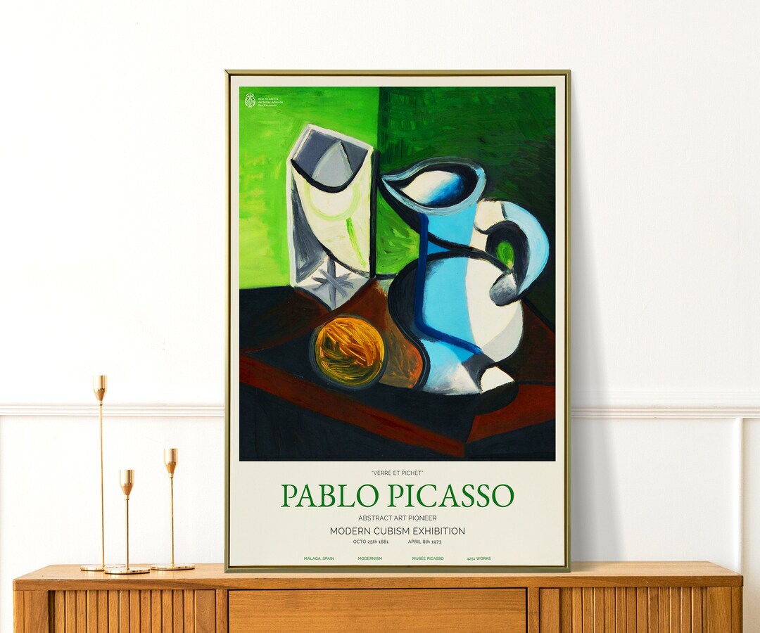 Pablo Picasso Print - Kitchen Print Wall Art - Modern Famous Painting ...