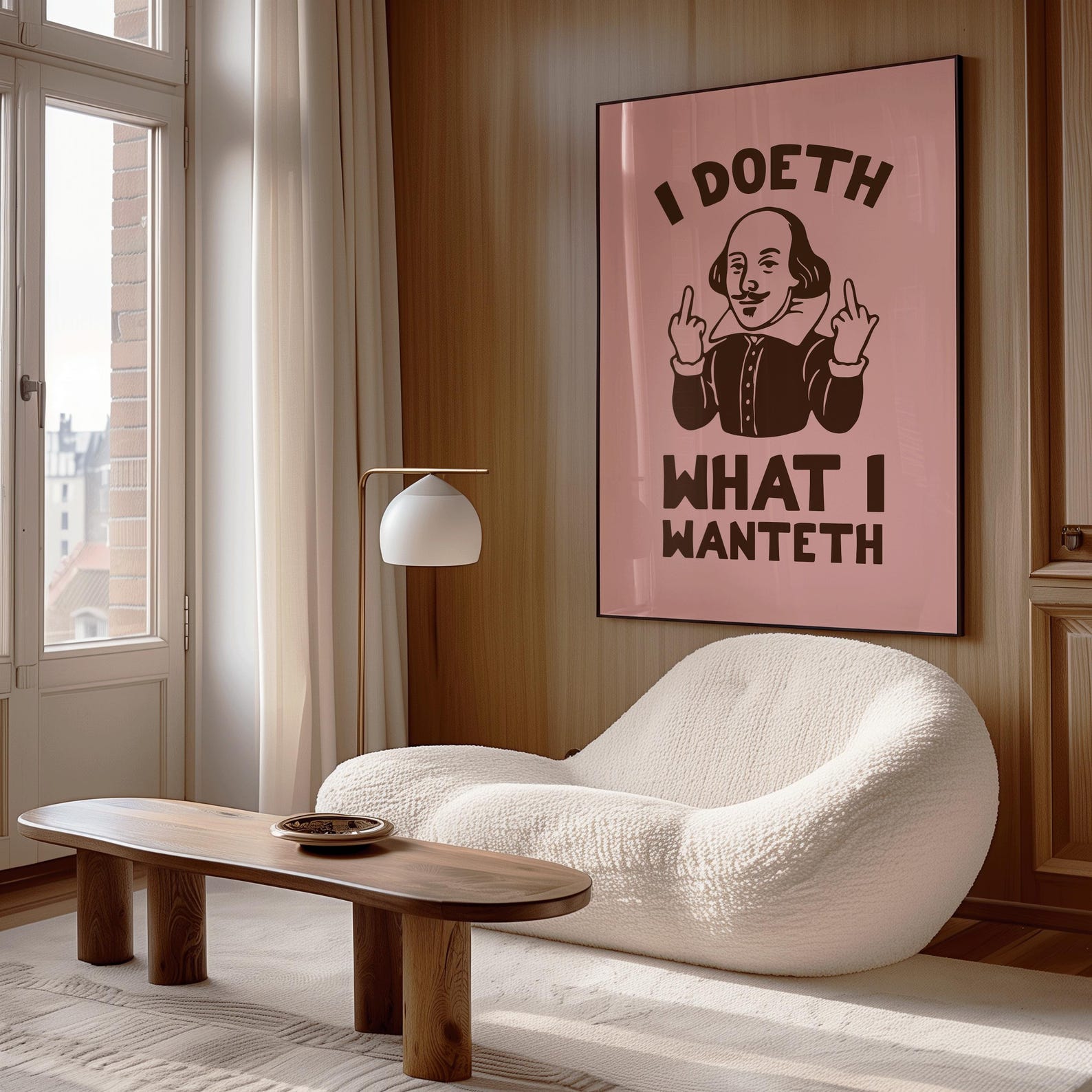 I Doeth What I Wanteth - Funny Bathroom Wall Art - Preppy Apartment ...