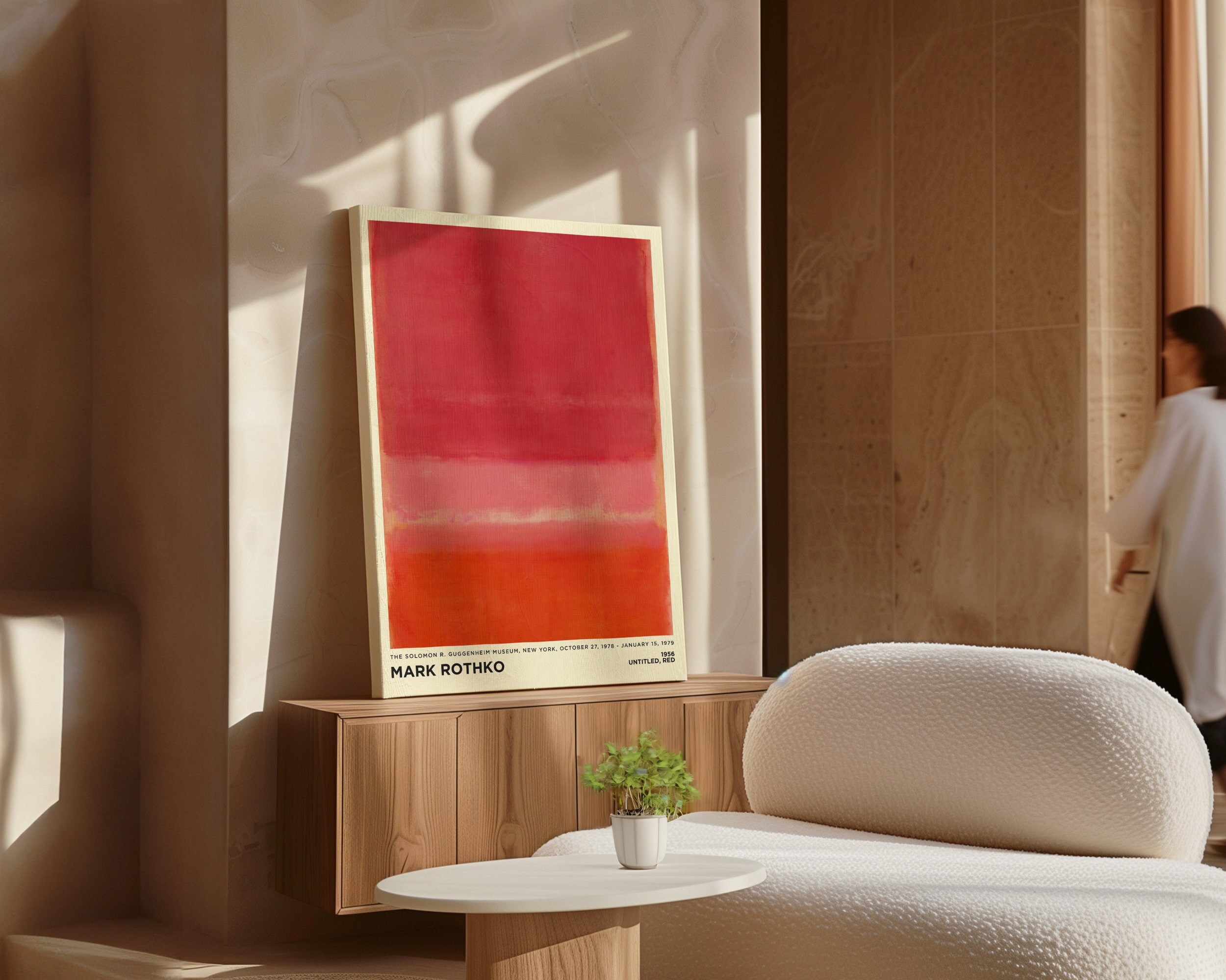 Mark Rothko Print - Pink Painting Large Abstract Wall Art for Living ...