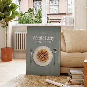 Waffle Party Approved - Severance Poster - Severance Lumon Wall Art ...