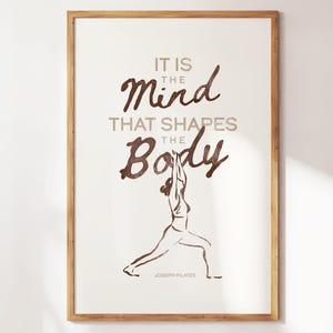 Joseph Pilates Print - Pilates Wall Art - Studio Decor - Gift for ...