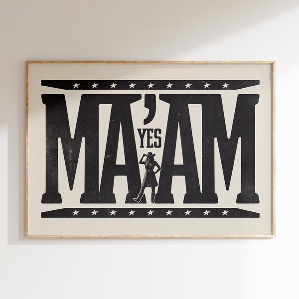 Yes Maam - Etsy