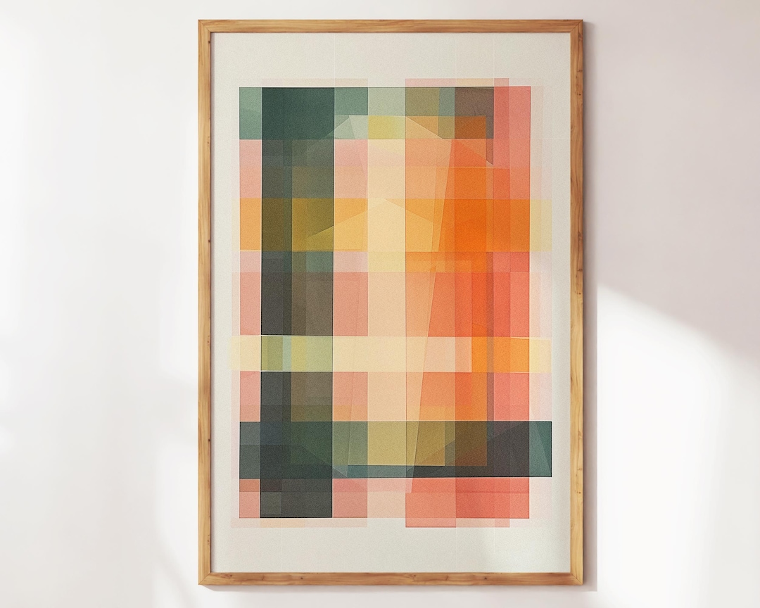 Mark Rothko Print - Green Pink Painting Large Abstract Wall Art for ...