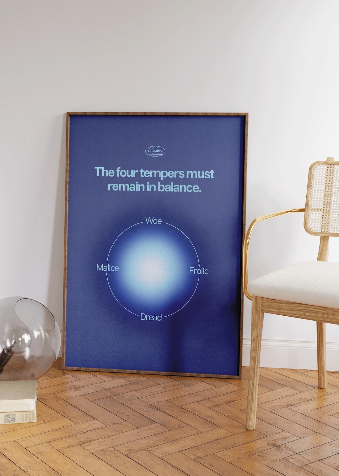 The Four Tempers - Severance Poster - Severance Lumon Wall Art ...
