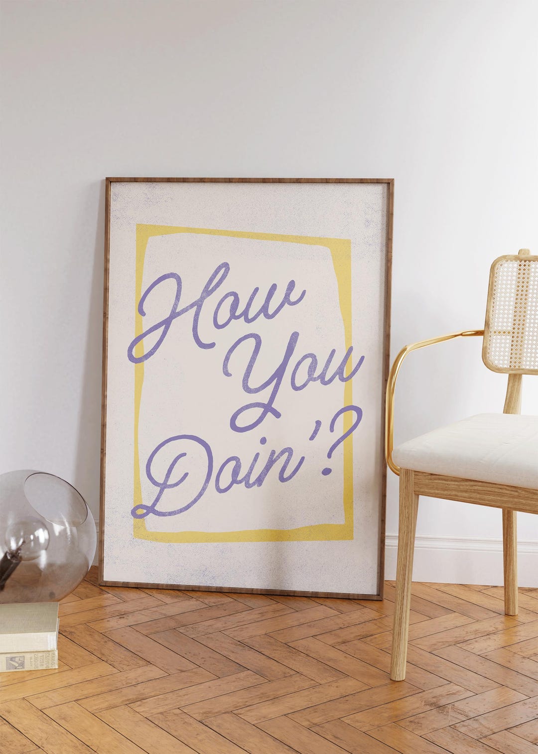 How You Doin' Poster - Friends Wall Art - Joey Friends Decor - Fun ...