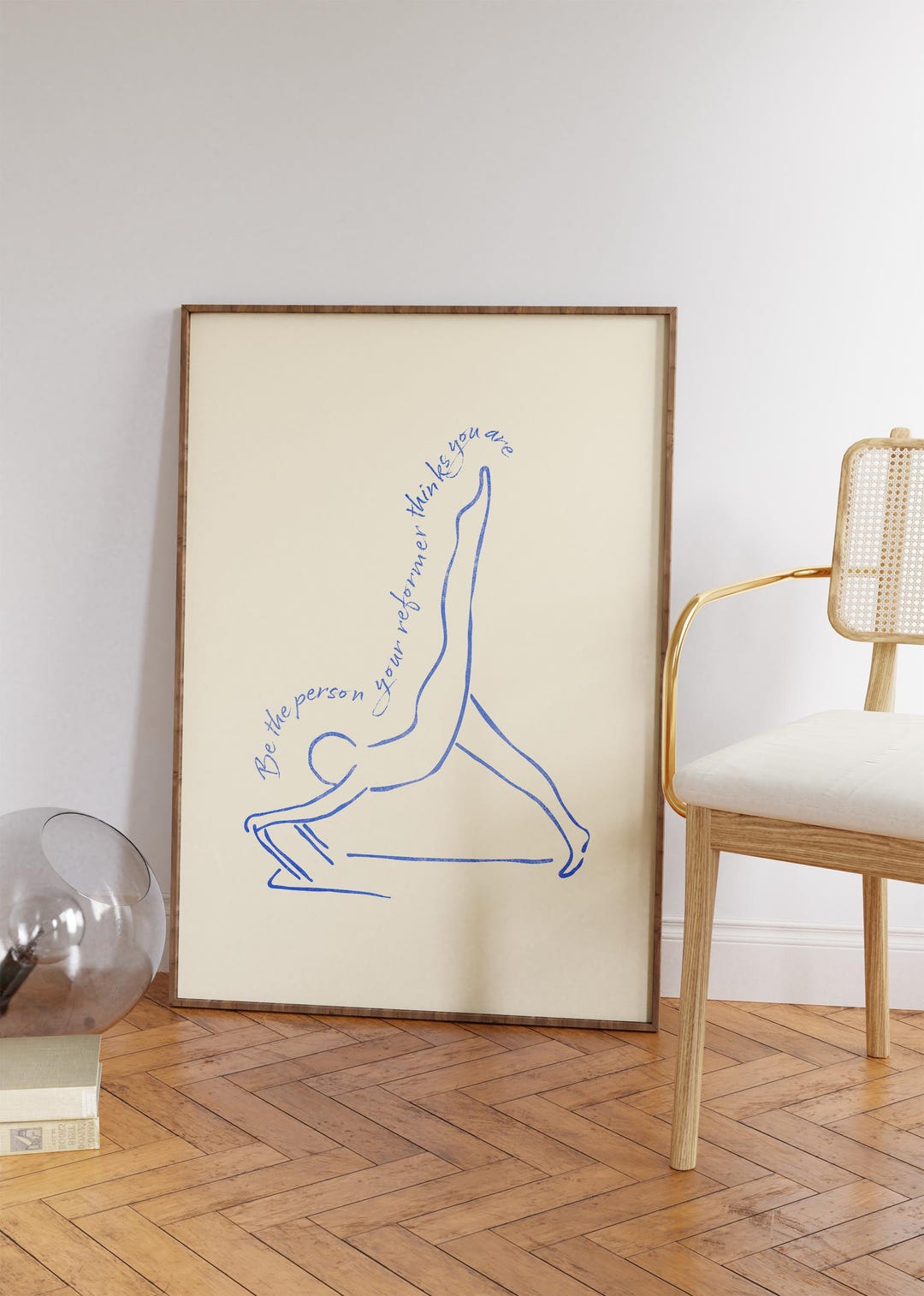 Reformer Pilates Era - Cute Pilates Wall Art - Aesthetic Pilates Studio ...