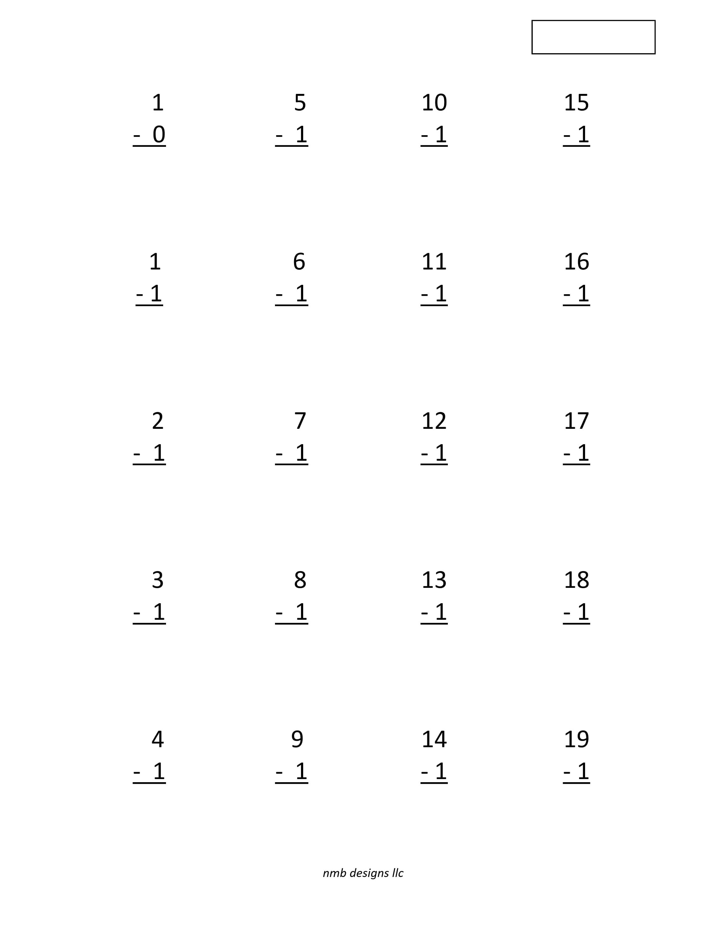 Math Worksheets Subtraction - Etsy