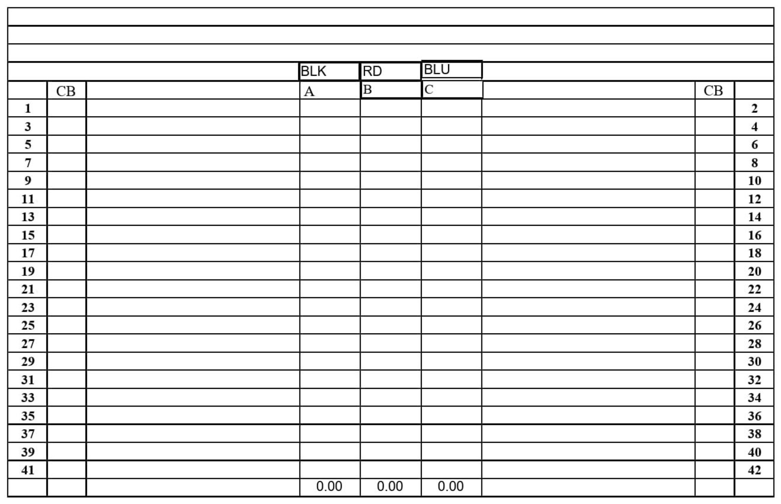 Fillable PDF 3-phase Electrical Panel Schedule That Calculates! - Etsy
