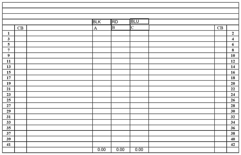 Fillable PDF 3-phase Electrical Panel Schedule That Calculates! - Etsy