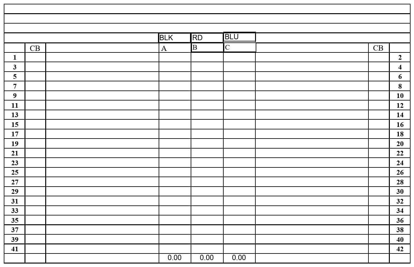 Fillable PDF 3-phase Electrical Panel Schedule That Calculates! - Etsy