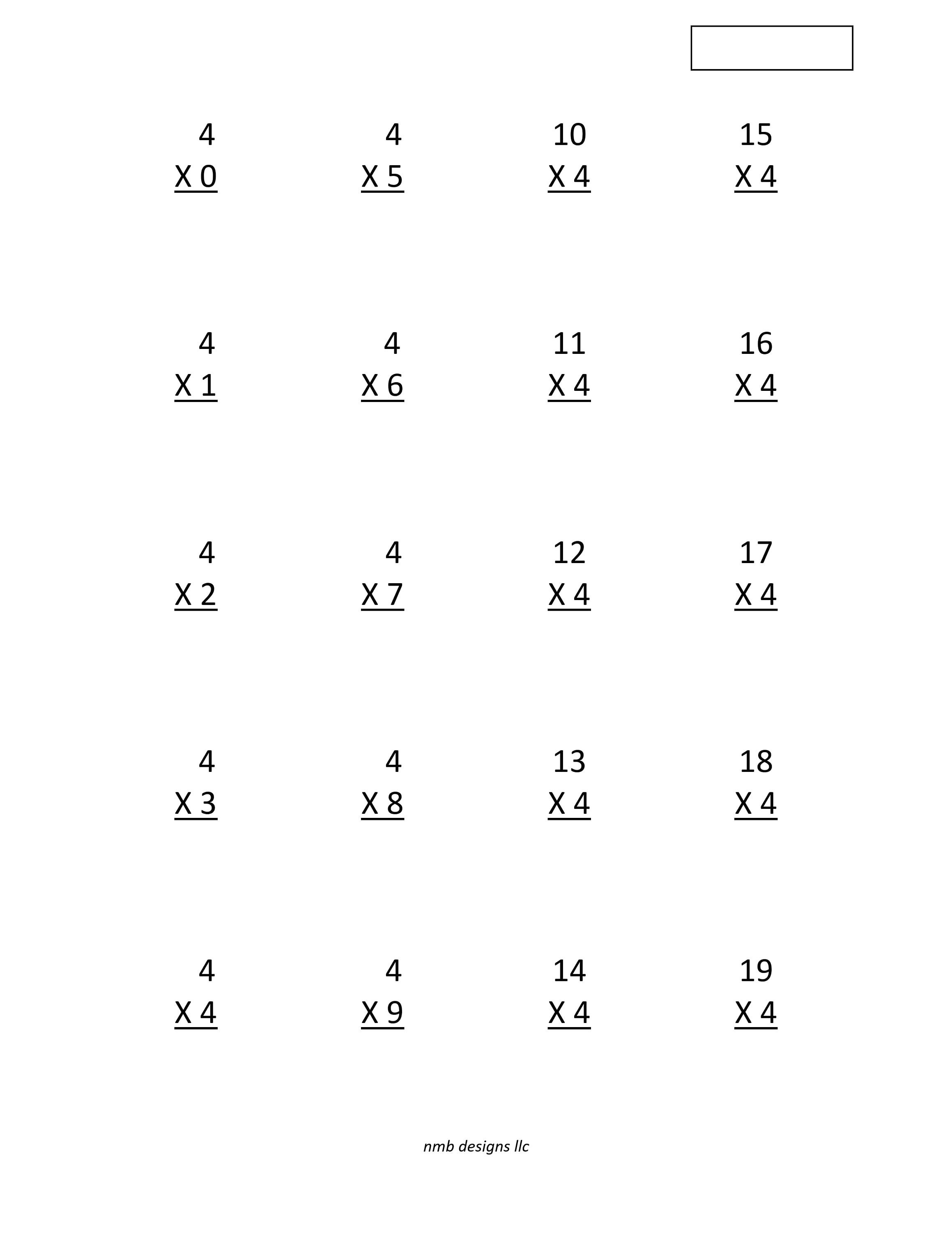 Math Worksheets - Multiplication - Etsy