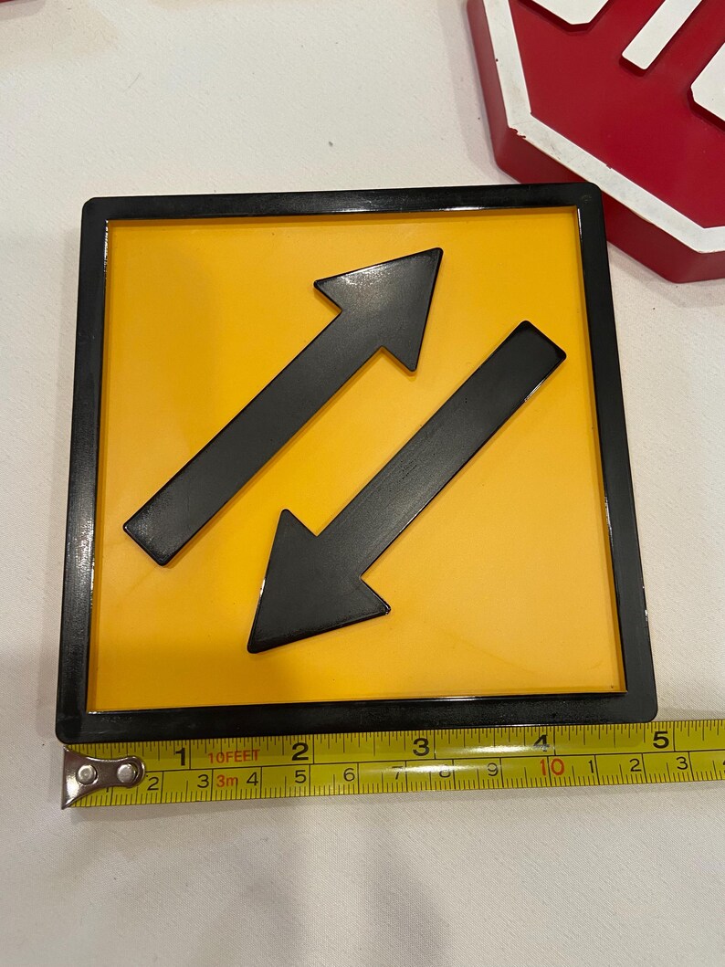 Vintage Hoda Wall Decor Set of 4 Miniature Road Signs. Made in the USA ...