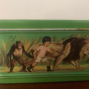 1966 Aladdin Tarzan Metal Lunch Box With Thermos and Lid - Etsy