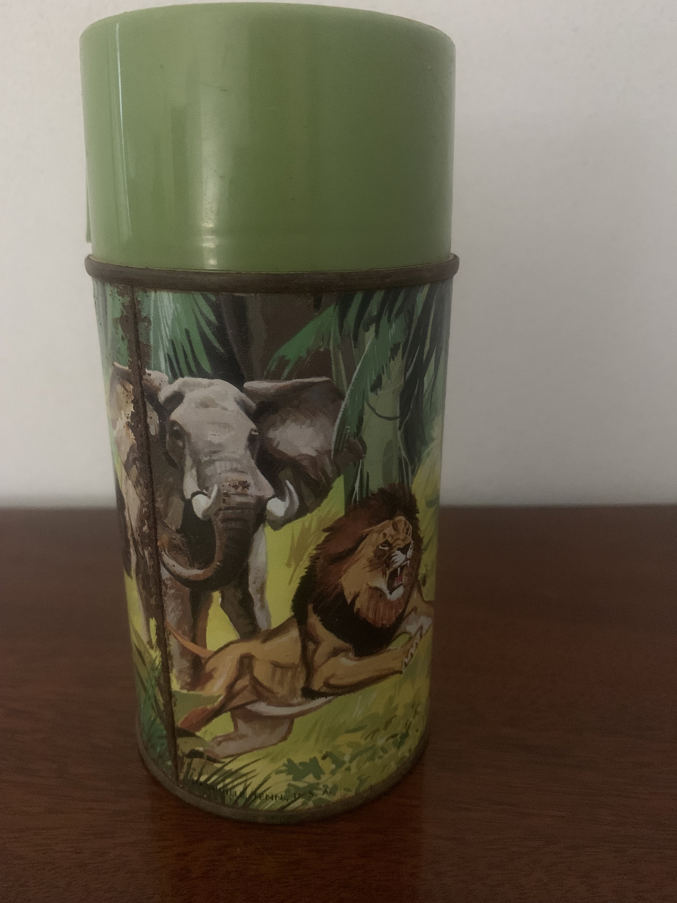 1966 Aladdin Tarzan Metal Lunch Box With Thermos and Lid - Etsy