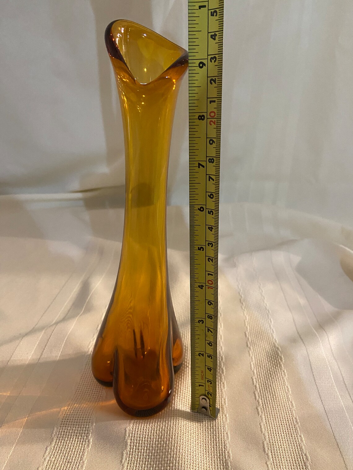 Vintage Viking Orange Bud Vase - Etsy