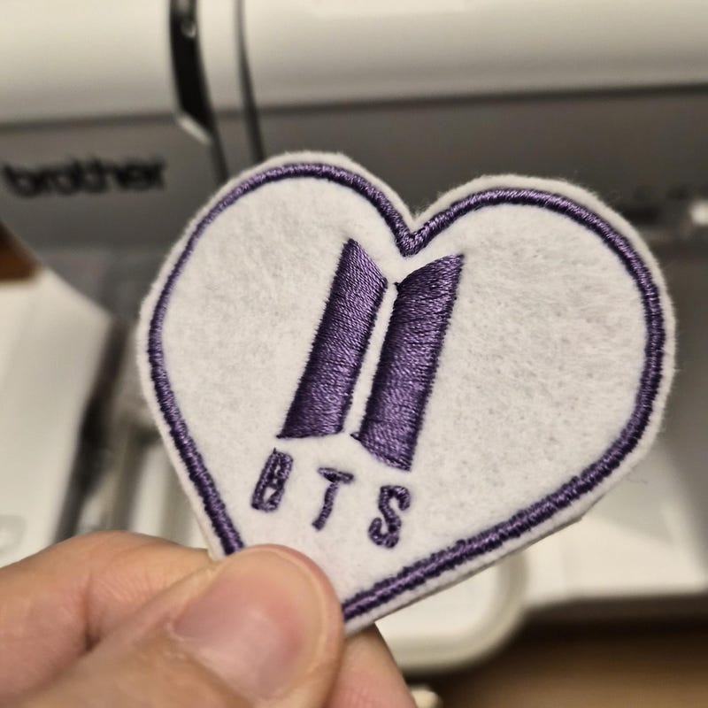 Bts Logo Army Embroidered - Etsy