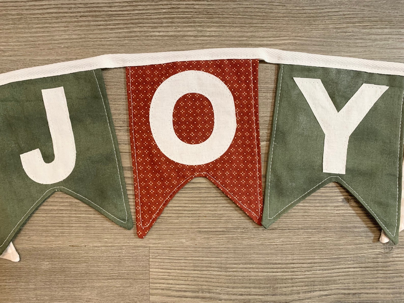 Custom Fabric Joy Banner Fabric Merry Christmas Bunting - Etsy