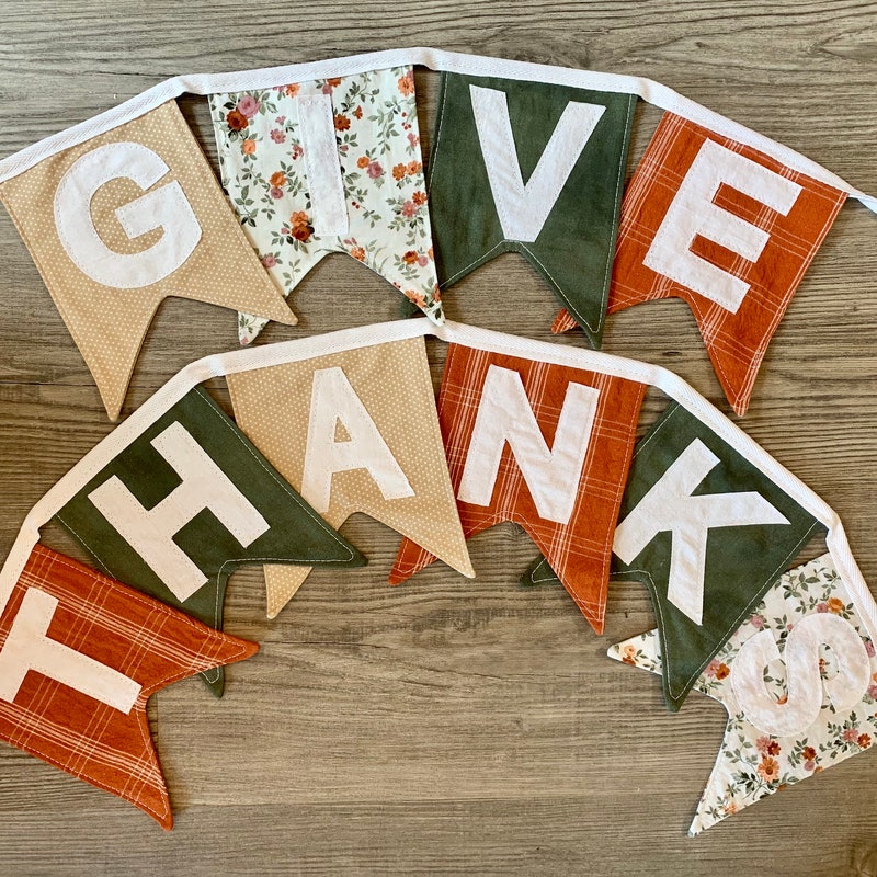 Thanksgiving Banner - Etsy