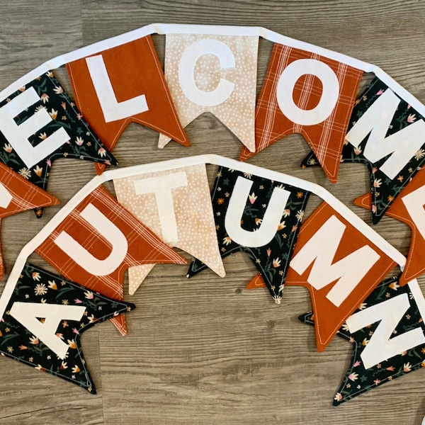 Fall Bunting - Etsy