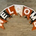 Custom Fabric Welcome Bunting Banner- Sustainable Reusable Decor ...