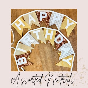 Custom Fabric Welcome Bunting Banner- Sustainable Reusable Decor ...