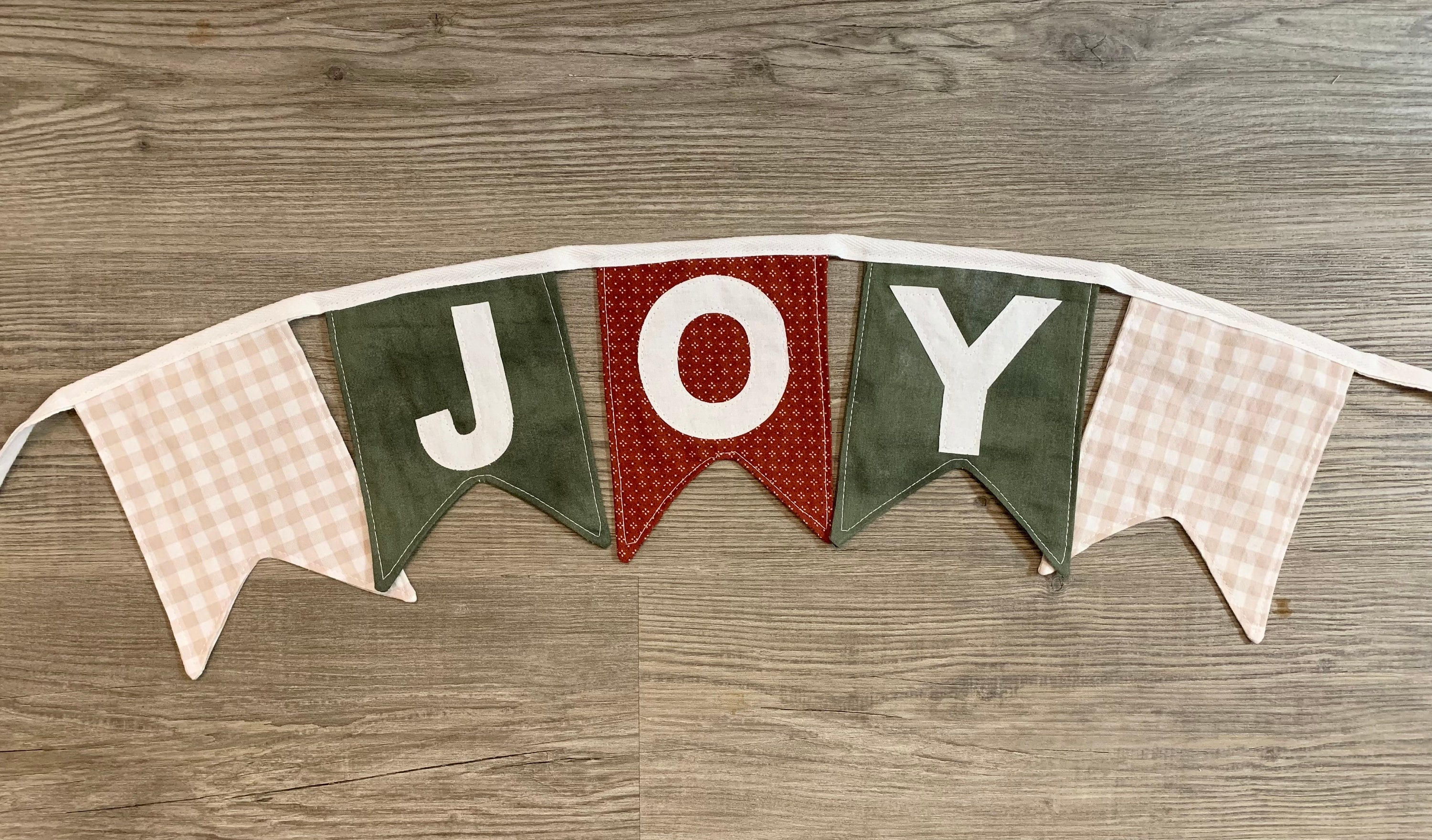 Custom Fabric Joy Banner Fabric Merry Christmas Bunting - Etsy