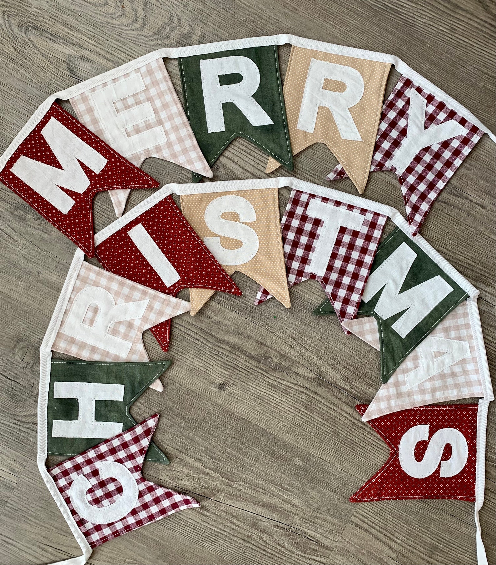 Custom Fabric Feliz Navidad Banner Fabric Spanish Holiday - Etsy