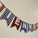 Custom Fabric Bienvenidos Welcome Banner Spanish Bunting - Etsy