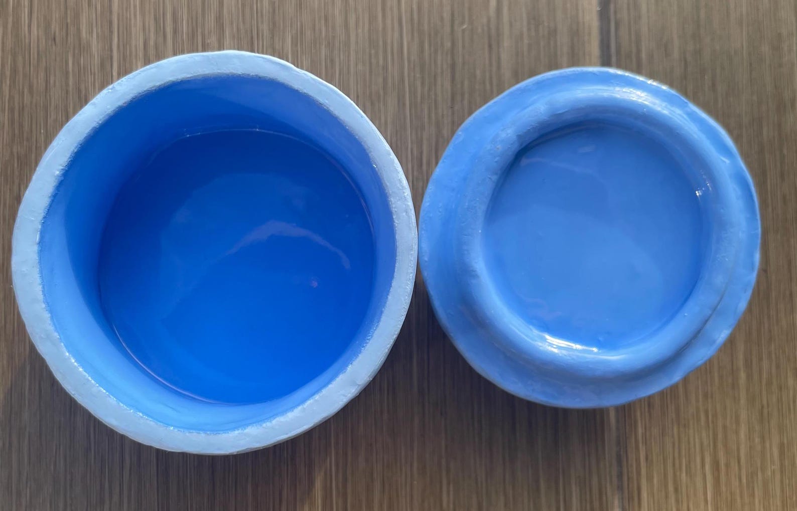 Cute Handmade Clay Blueberry Round Jewelry Box Holder - Gift Idea ...
