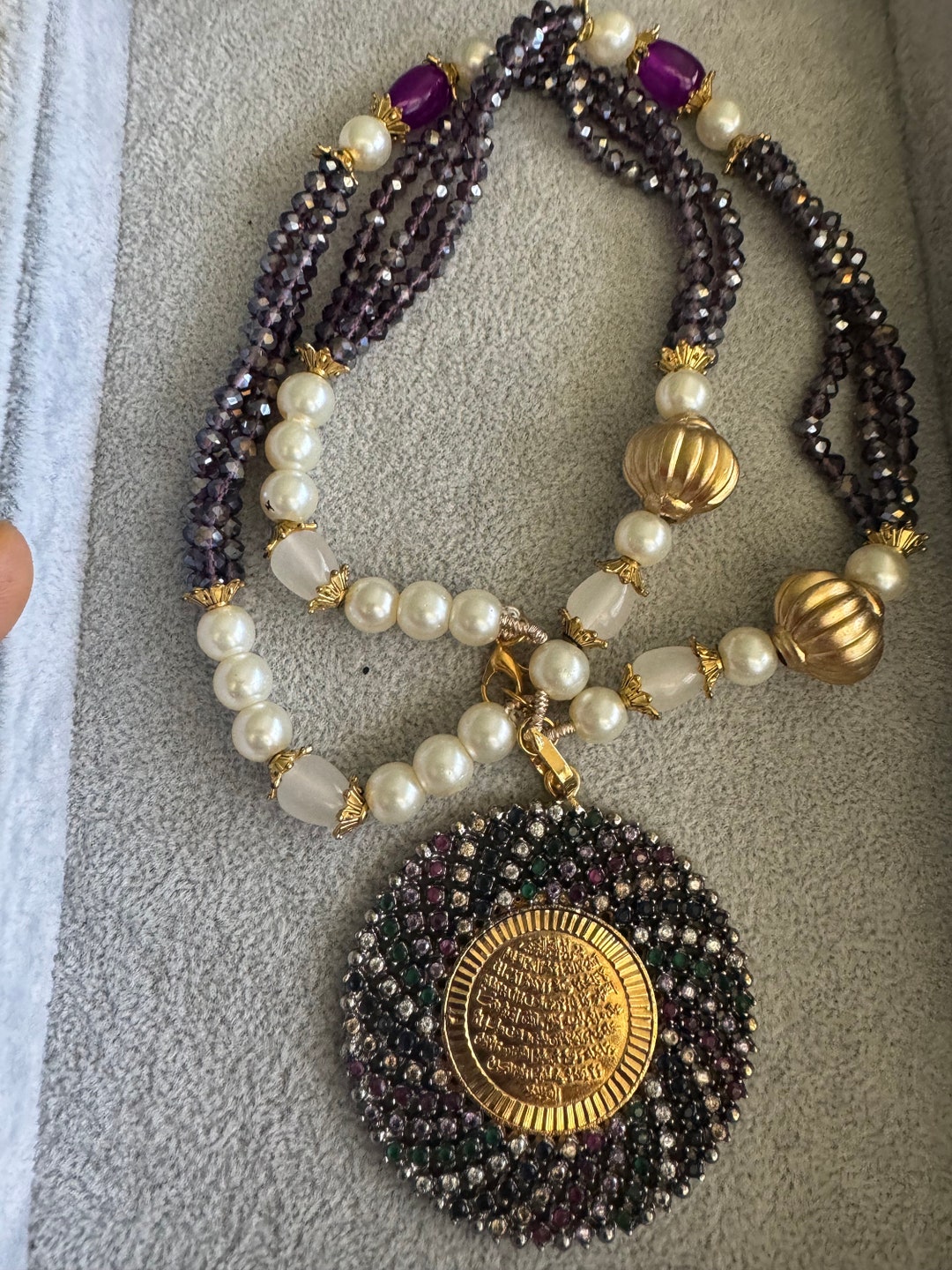 Islamic Calligraphy Pendent, Allah Pendent, Kaligraphi Pendant, Islamic ...