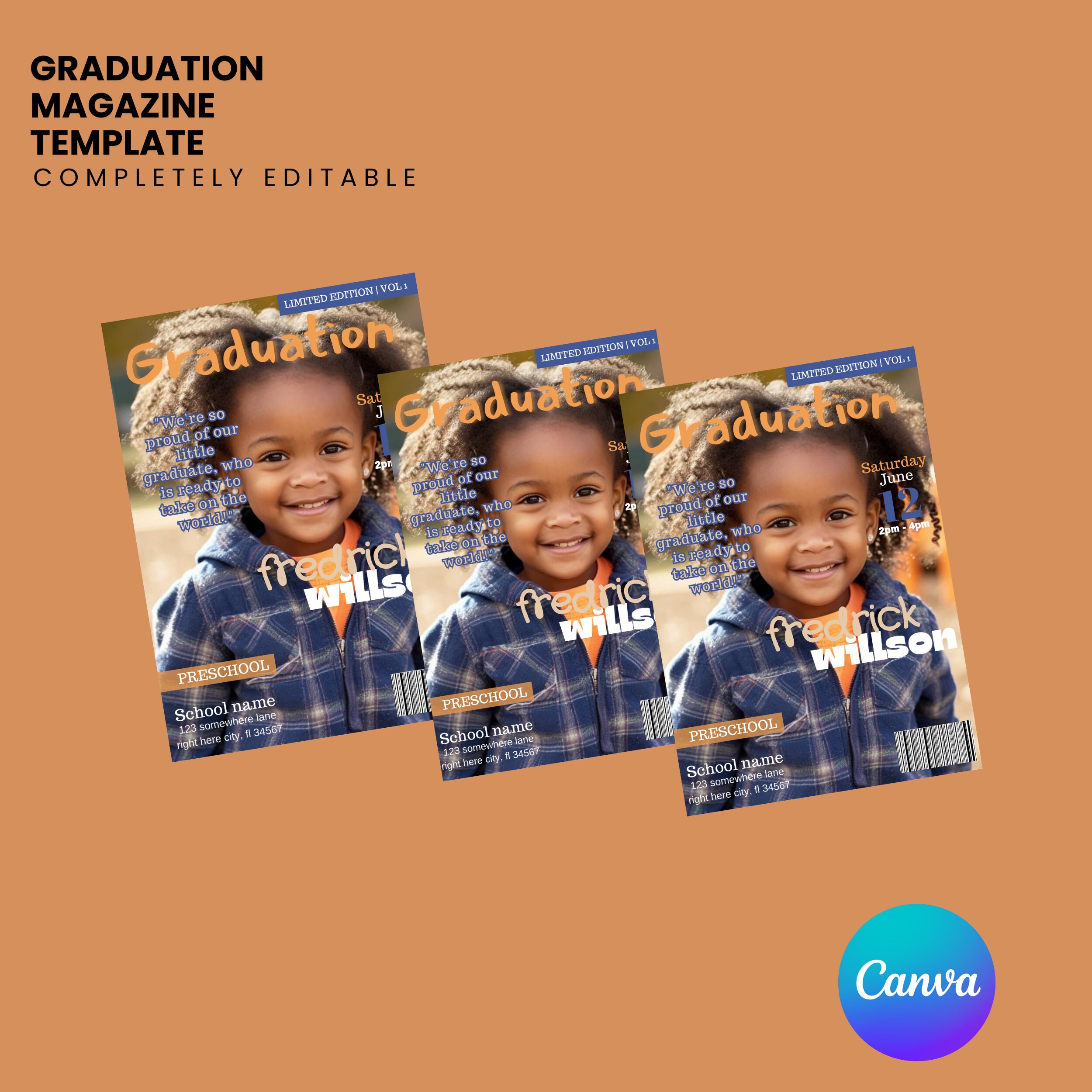 2024 Preschool Graduation Invitation, Kindergarten Pre K Graduation ...