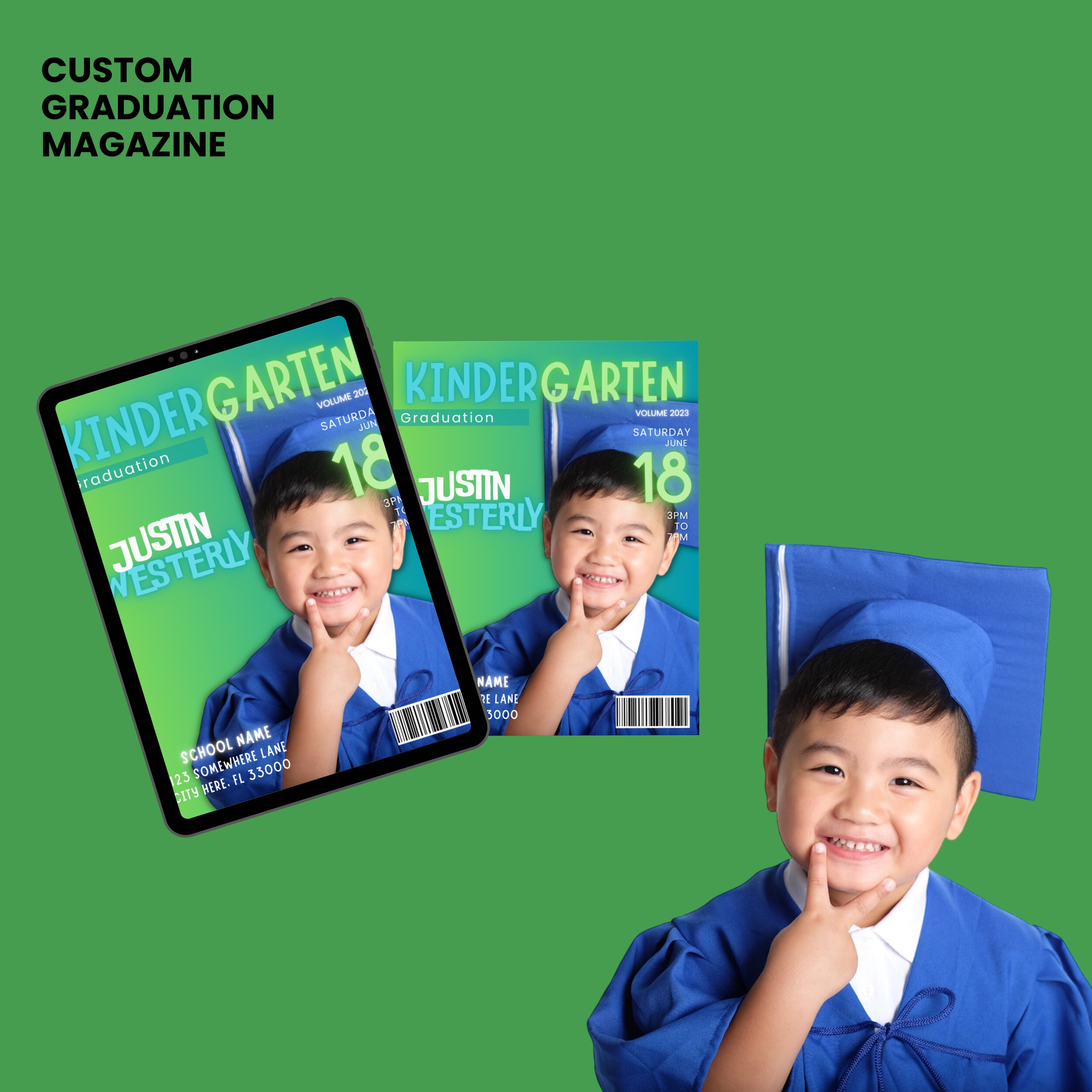 CUSTOM Preschool Graduation Celebration Invitation Prek - Etsy