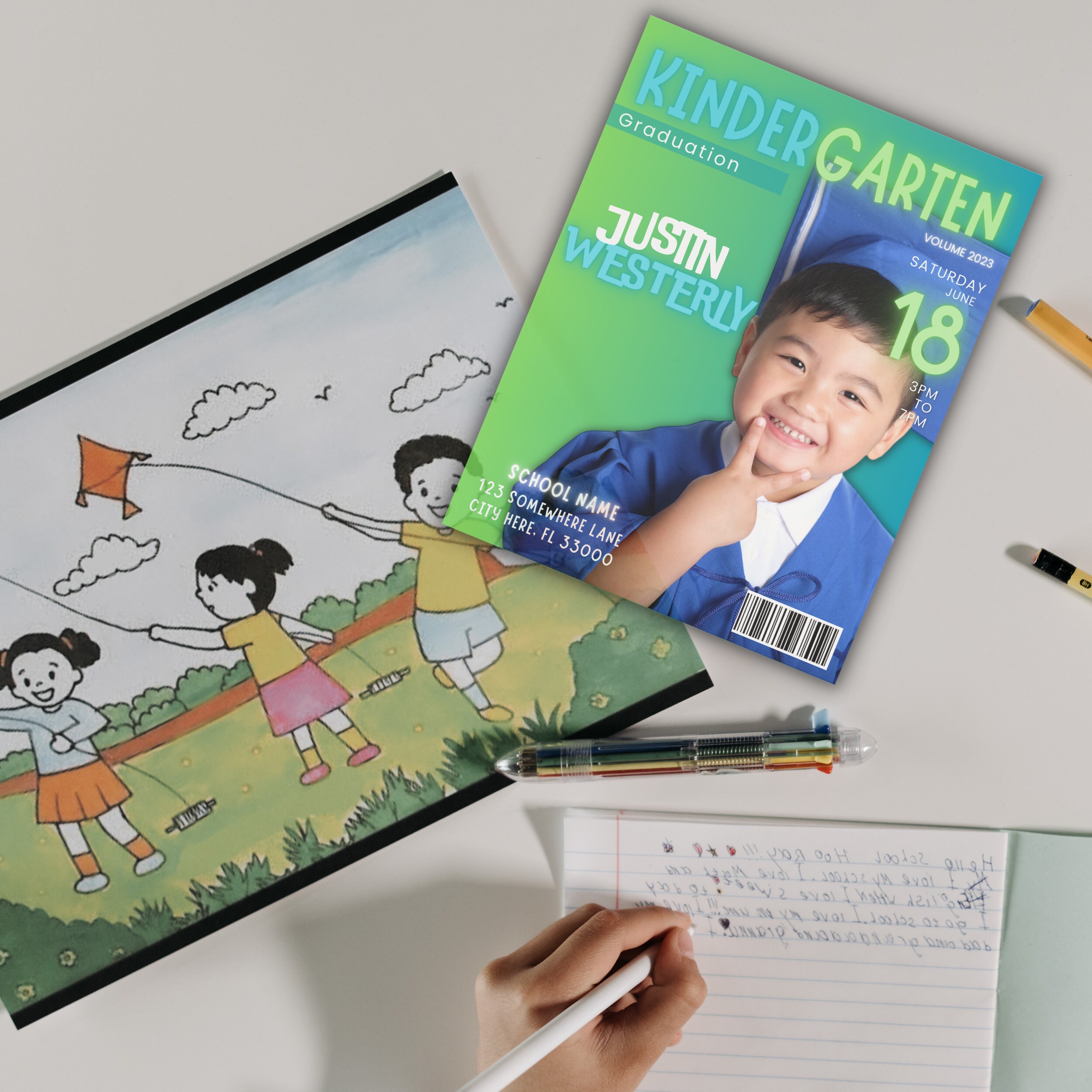 CUSTOM Preschool Graduation Celebration Invitation Prek - Etsy