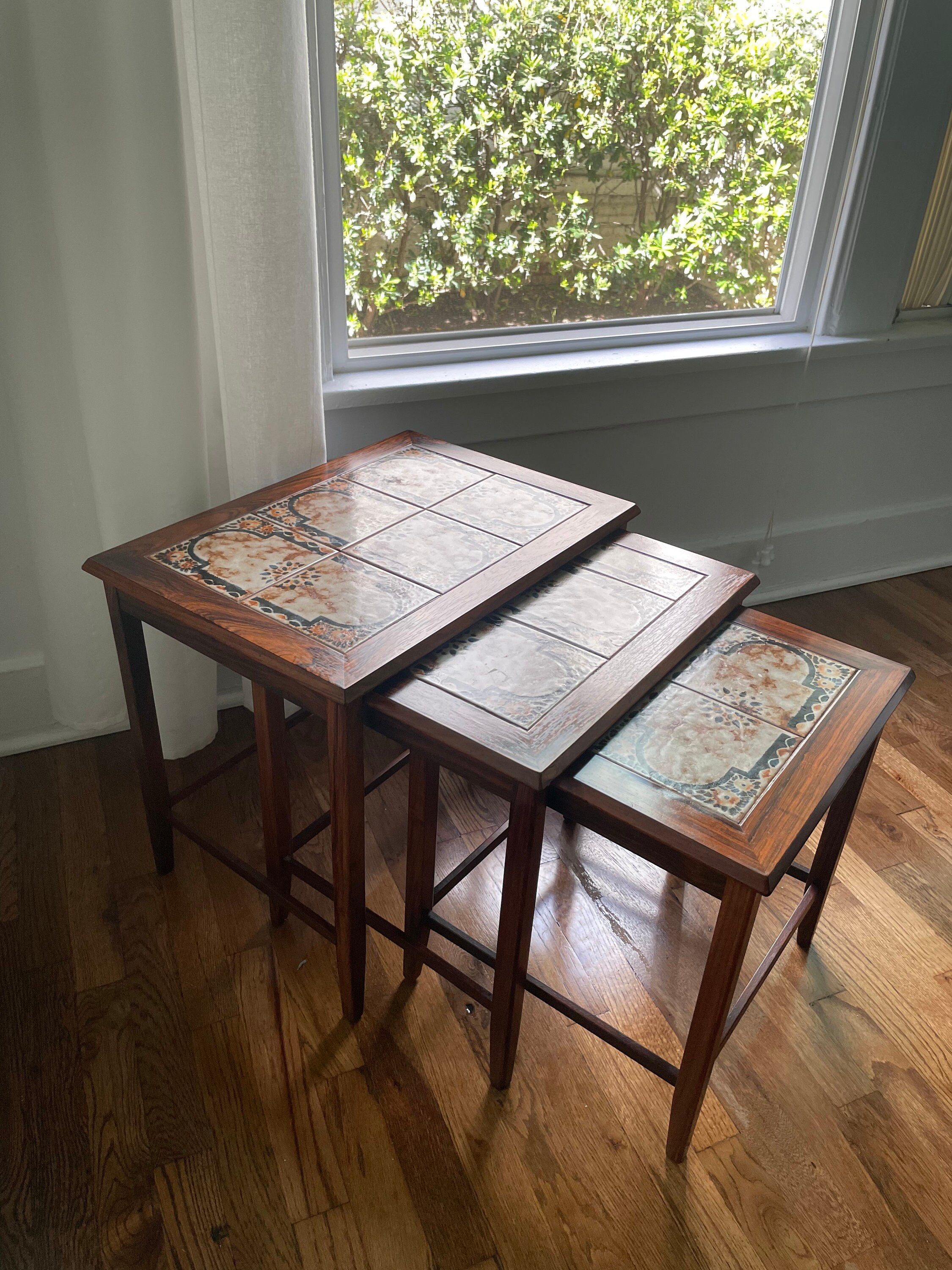 Danish Mid Century Nesting Tables - Etsy
